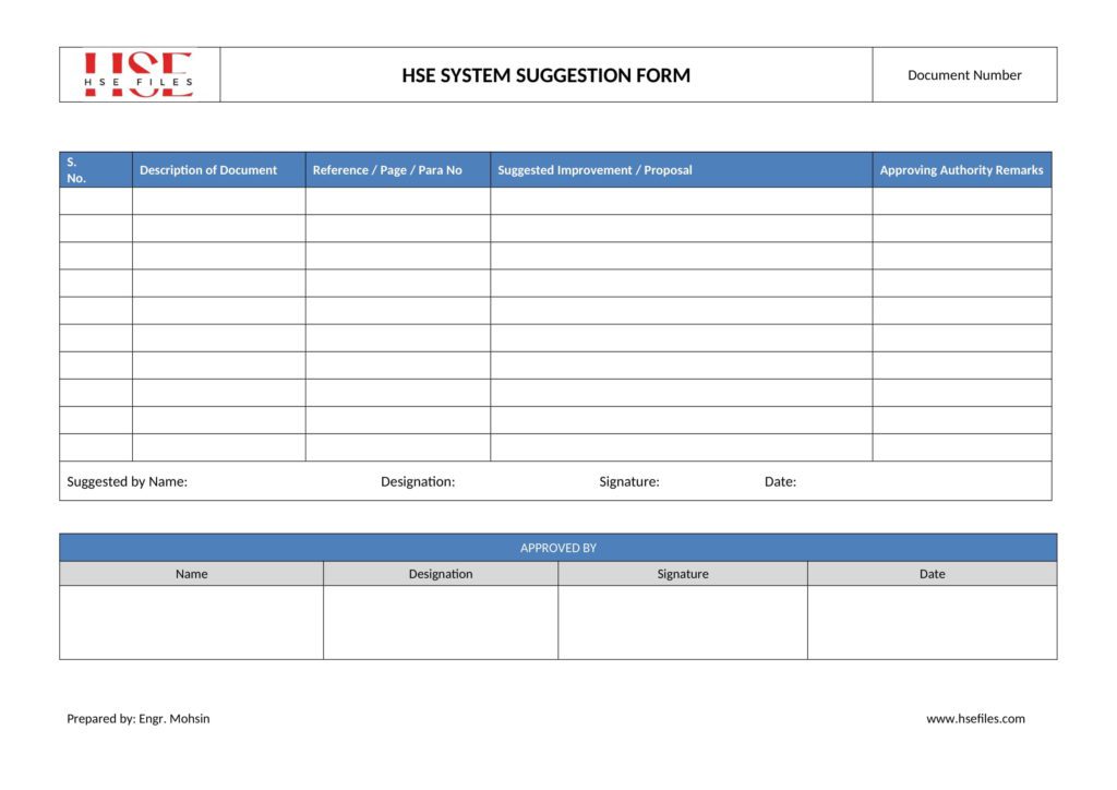 09 QHSE Forms – hsefiles.com
