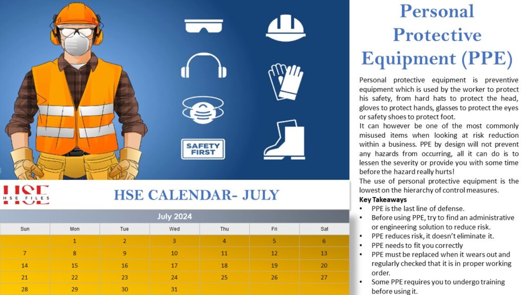 HSE Calendar Jan-Dec 2024 – hsefiles.com